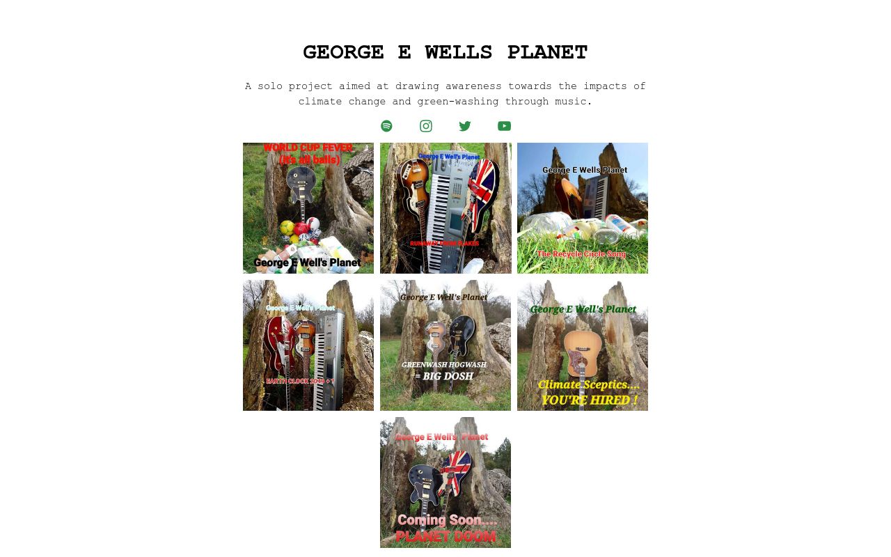 George E Wells Planet